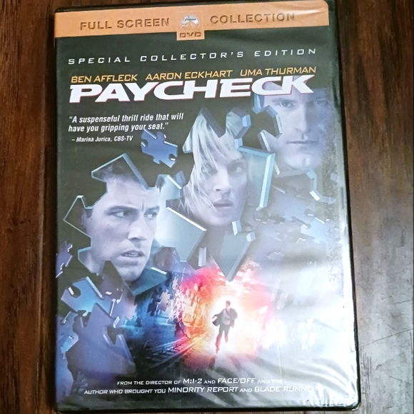 Dreamworks | Media | Paycheck On Dvd Ben Affleck | Poshmark